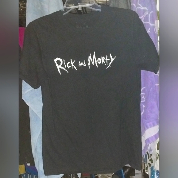 Adult Swim | Shirts | Adult Swim Rick And Morty Black Graphic Short ...
